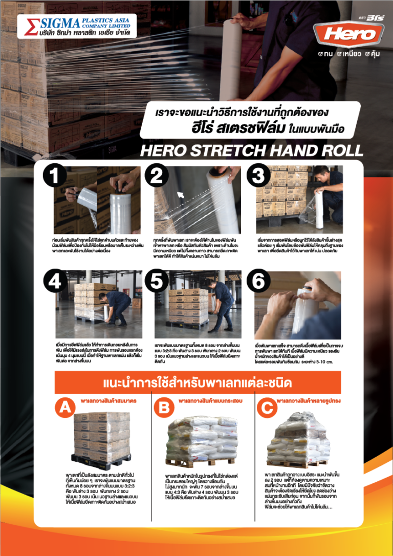 Stretch Film Hand Roll – Sigma Plastics Asia